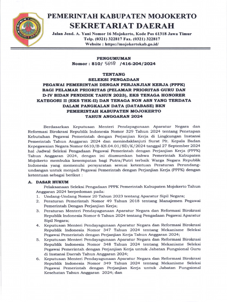 ppk 2024 mjk kab | PDF