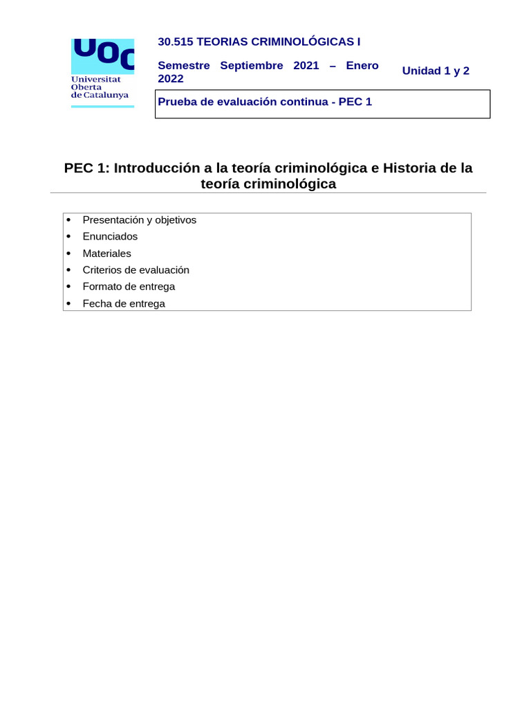 PEC1 | PDF