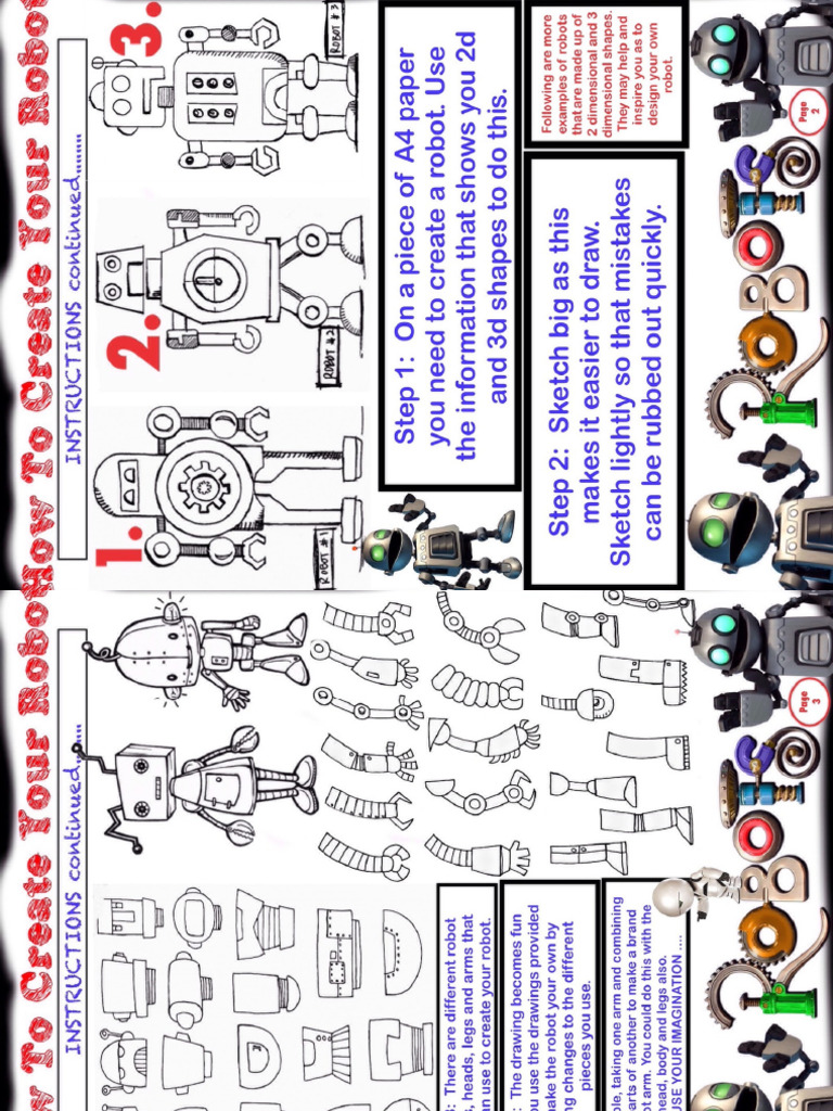 Thiết Kế và Trình Bày Robot A4 | PDF