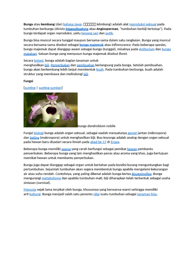 Bunga | PDF