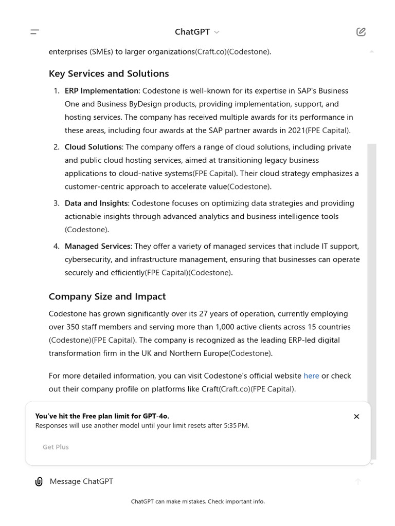 Codestone Company Overview | PDF