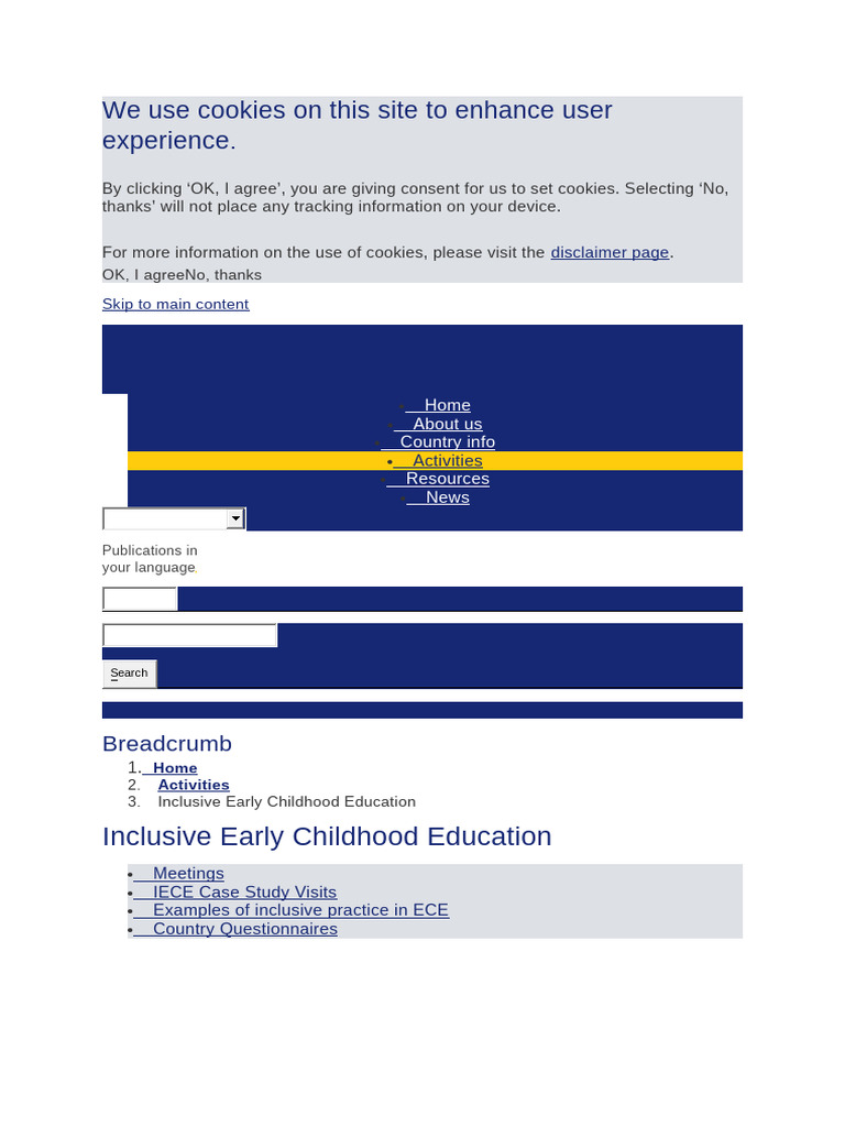 We Use Cookies On This Site To Enhance User Experience.: Inclusive ...
