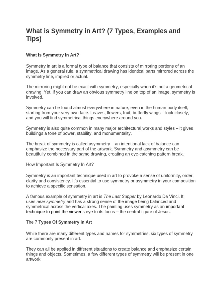 Stdnt Symmetry | PDF