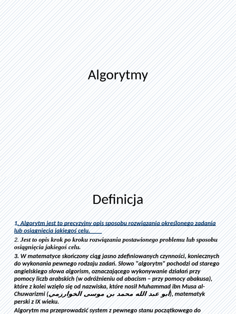Algorytmy | PDF