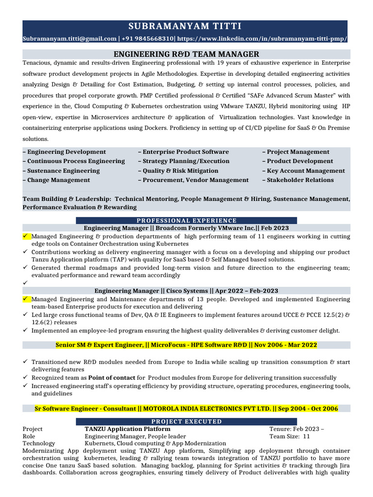 Subramanyam TV | PDF