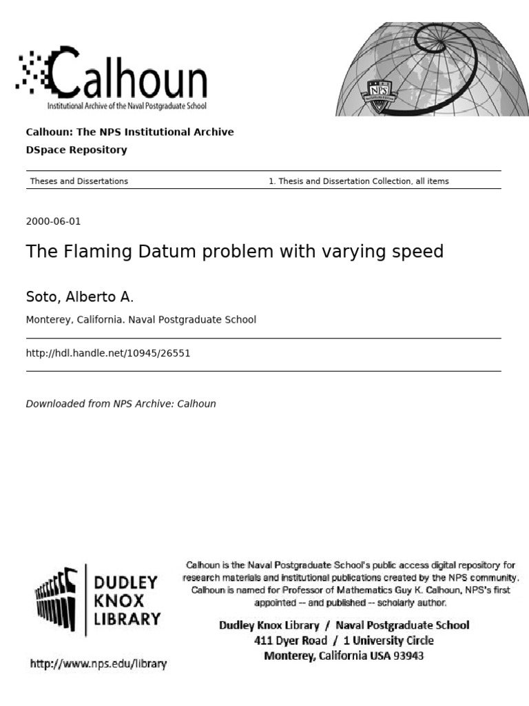 Flaming Datum Prob 00 So To | PDF