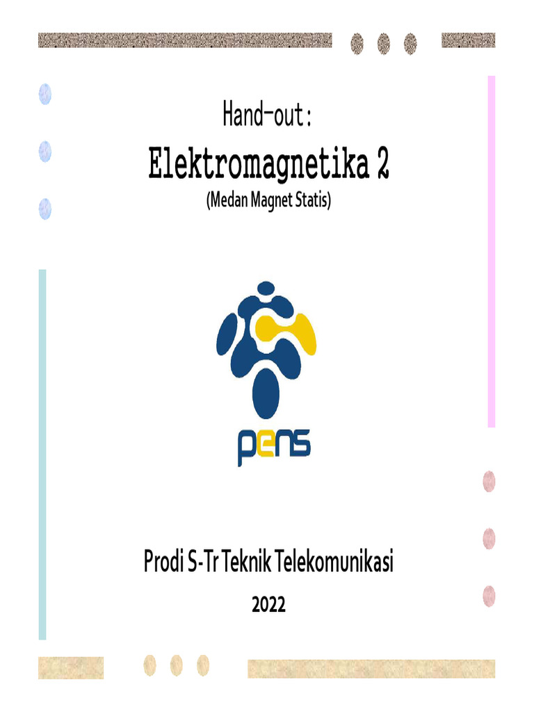 Microsoft PowerPoint - 2. ELMAG - 2 - D4 - Medan Magnet Statis | PDF