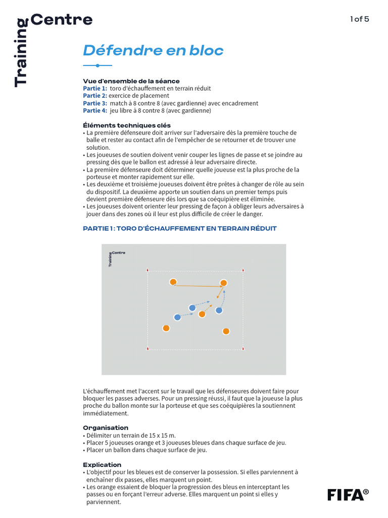 FIFA Session Plan Wilson Defending Unit-FR-new | PDF