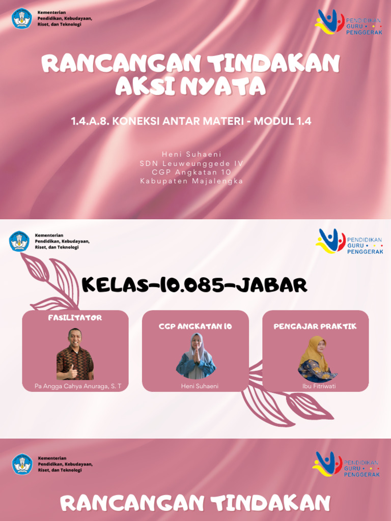 Rancangan Tindakan - HENI Leuweng Gede 4 | PDF