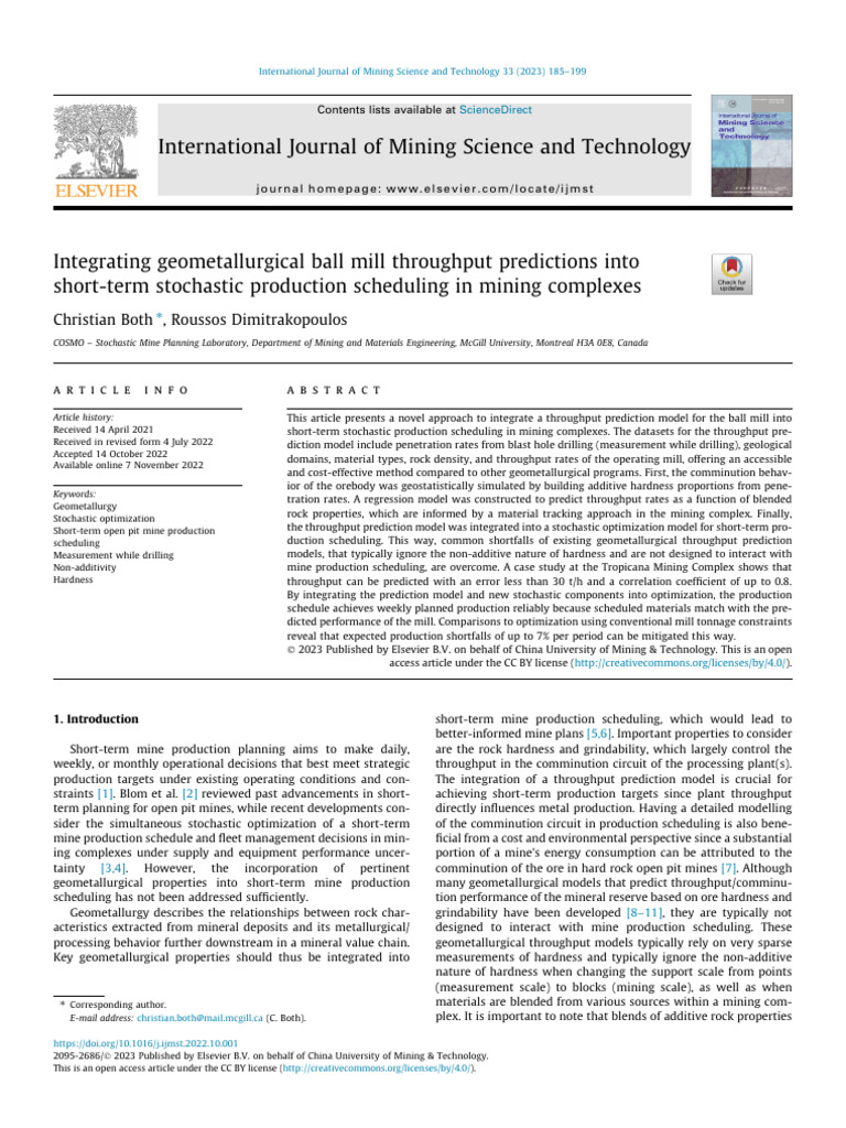 Mining Engineering | PDF | Regression Analysis | Science & Mathematics