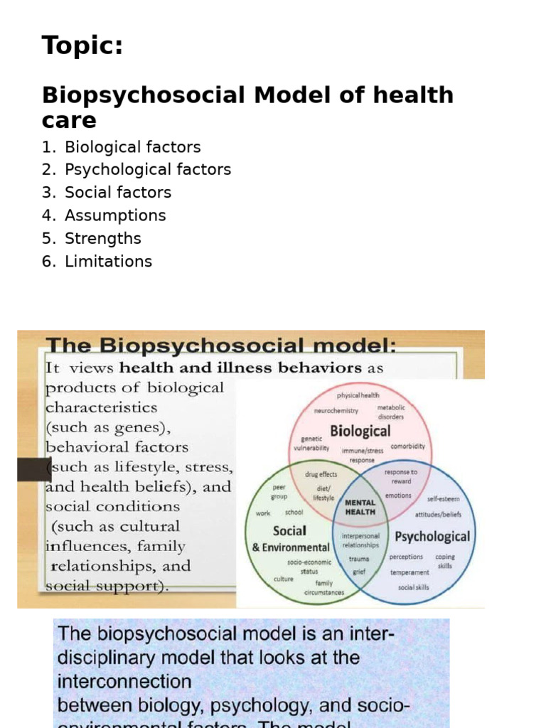 Biopsychosocial Model | PDF