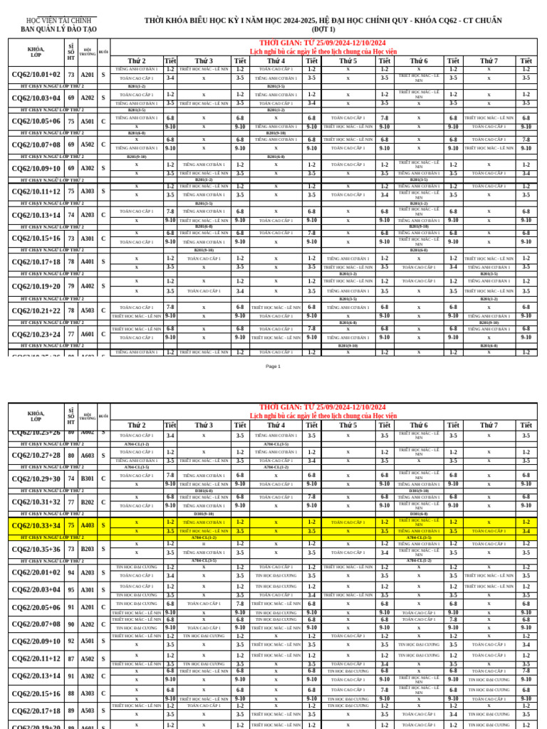 TKB 2024-2025 CQ62 HK1 - CT Chuan | PDF