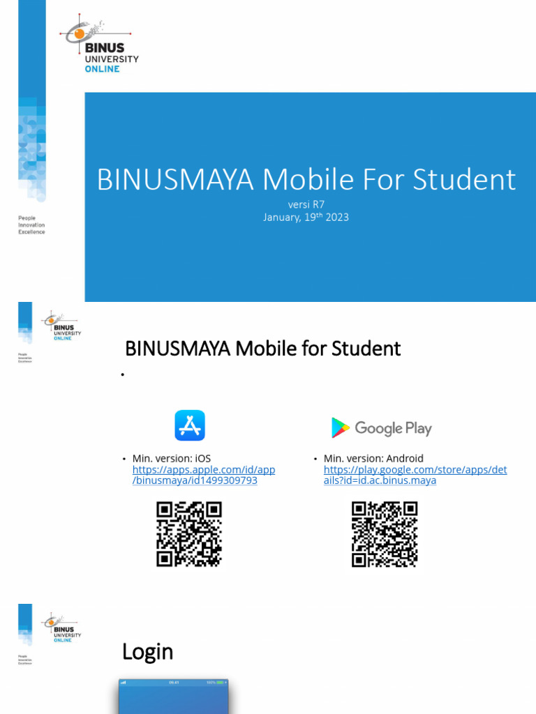Semester Ganjil 2023 P1 Materi Binusmaya Mobile For Student-Ok | PDF