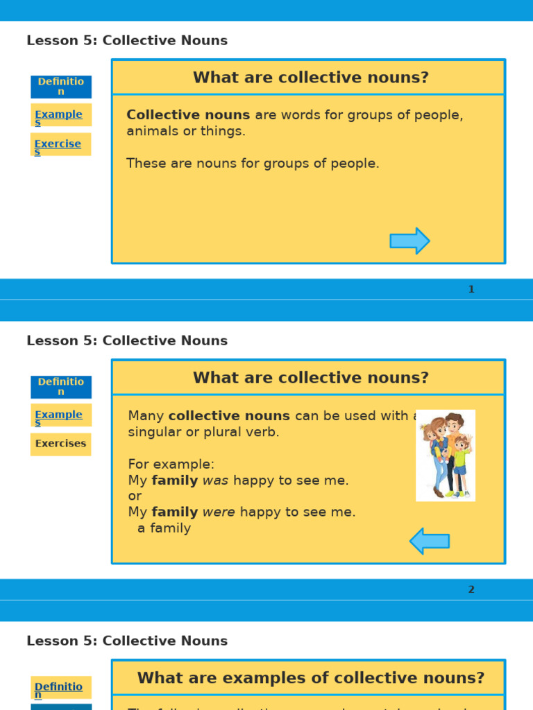 Lesson 5_Collective Nouns | PDF