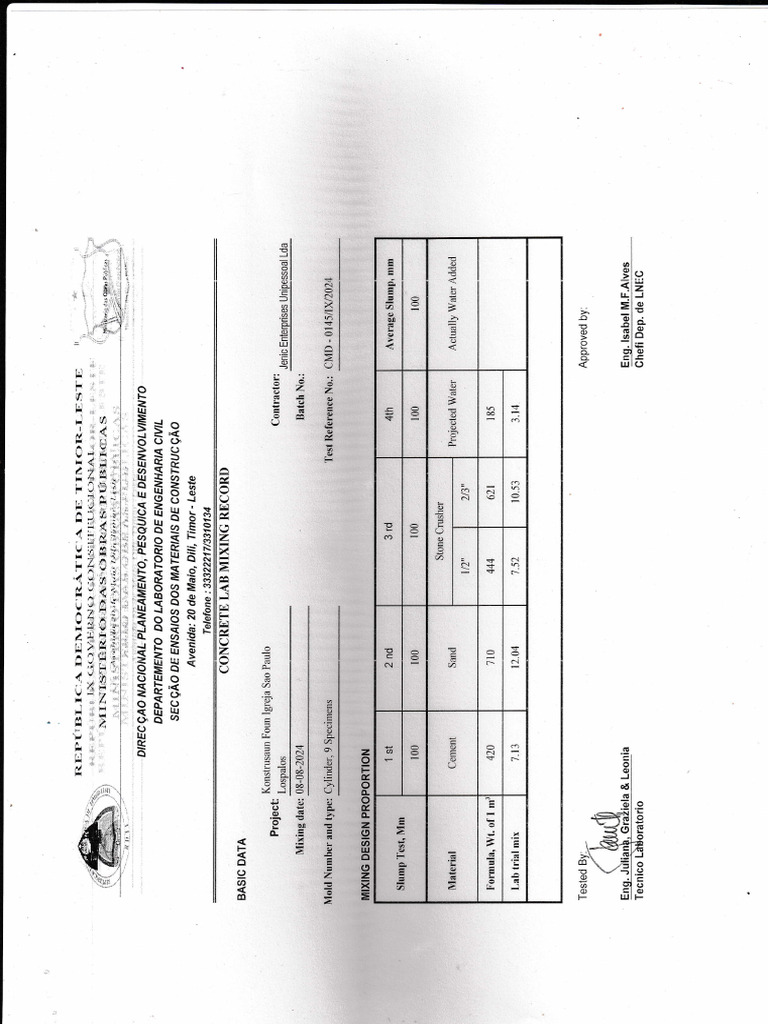 Jenic-2 (Beton Test) | PDF