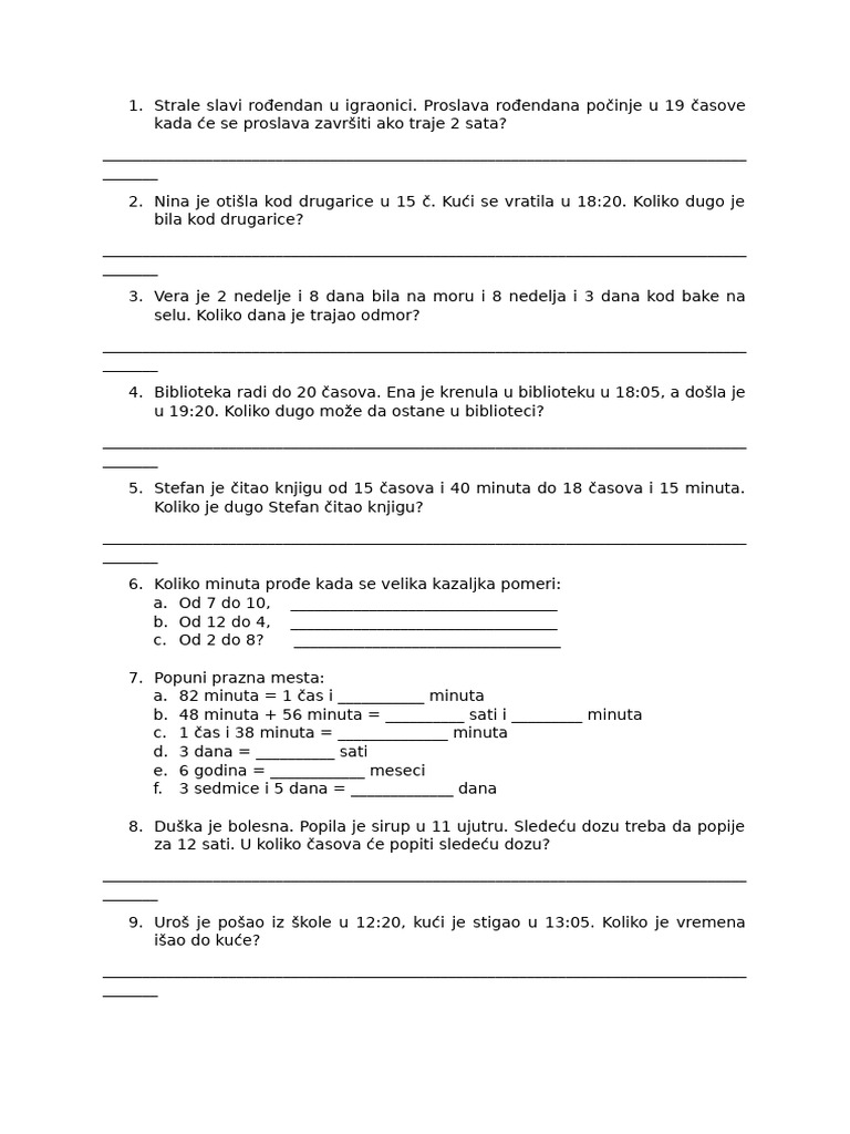 Dana - Merenje Vremena | PDF