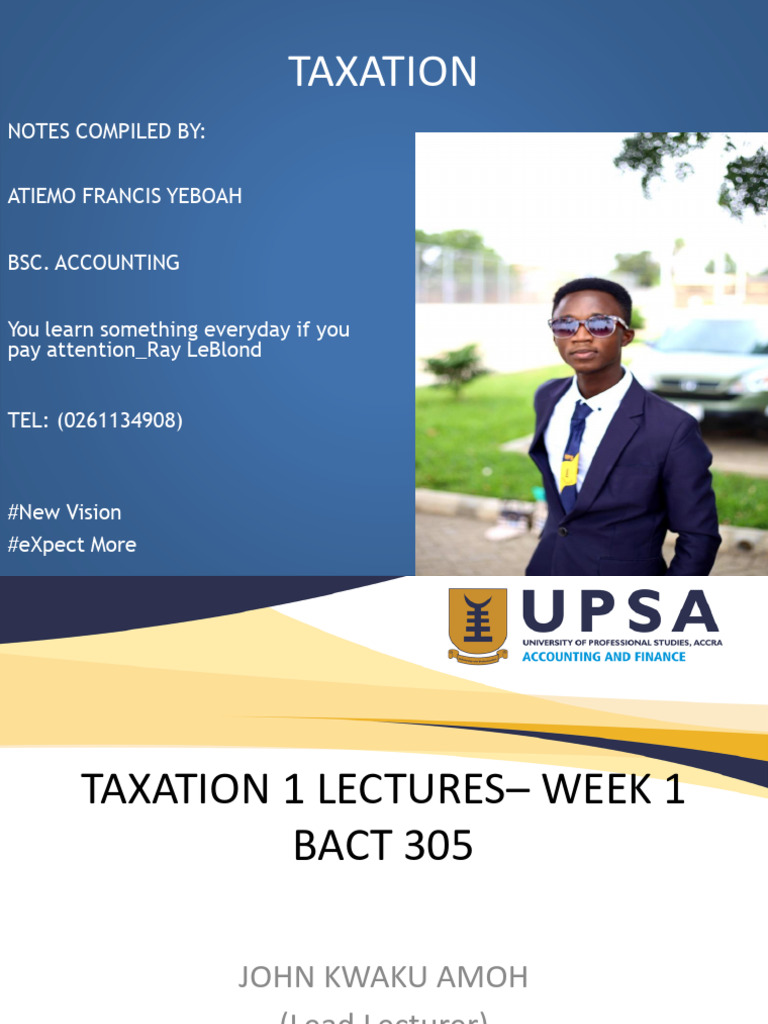 Taxation Notes | PDF