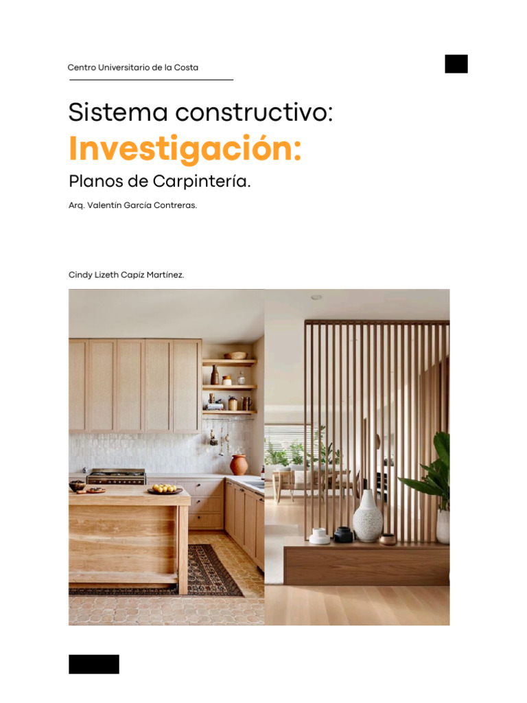 Planos de Carpinteria | PDF
