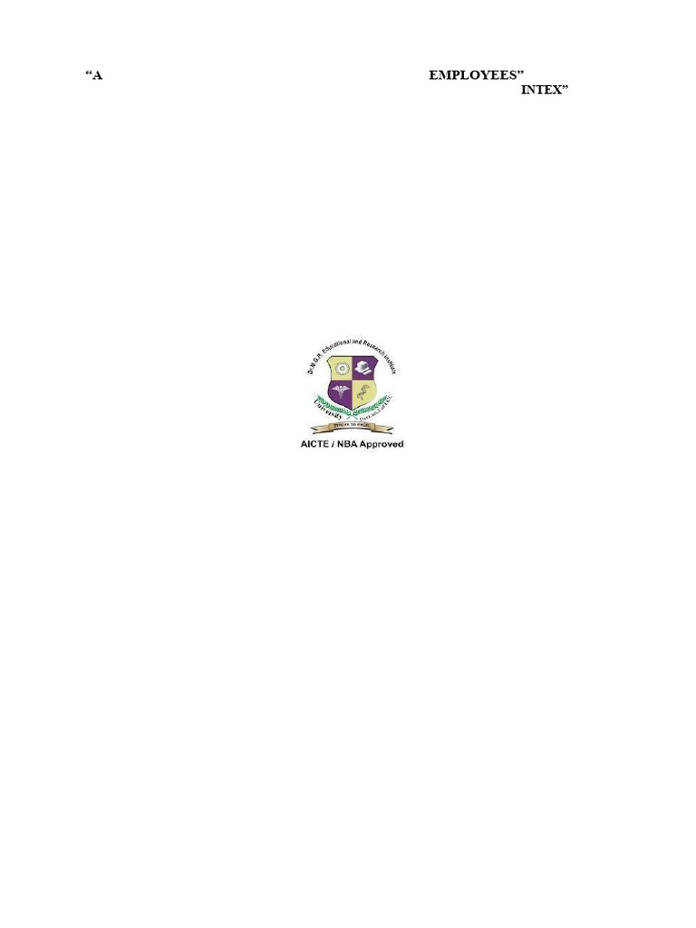 Deepika Project Mba 2021 Final | PDF