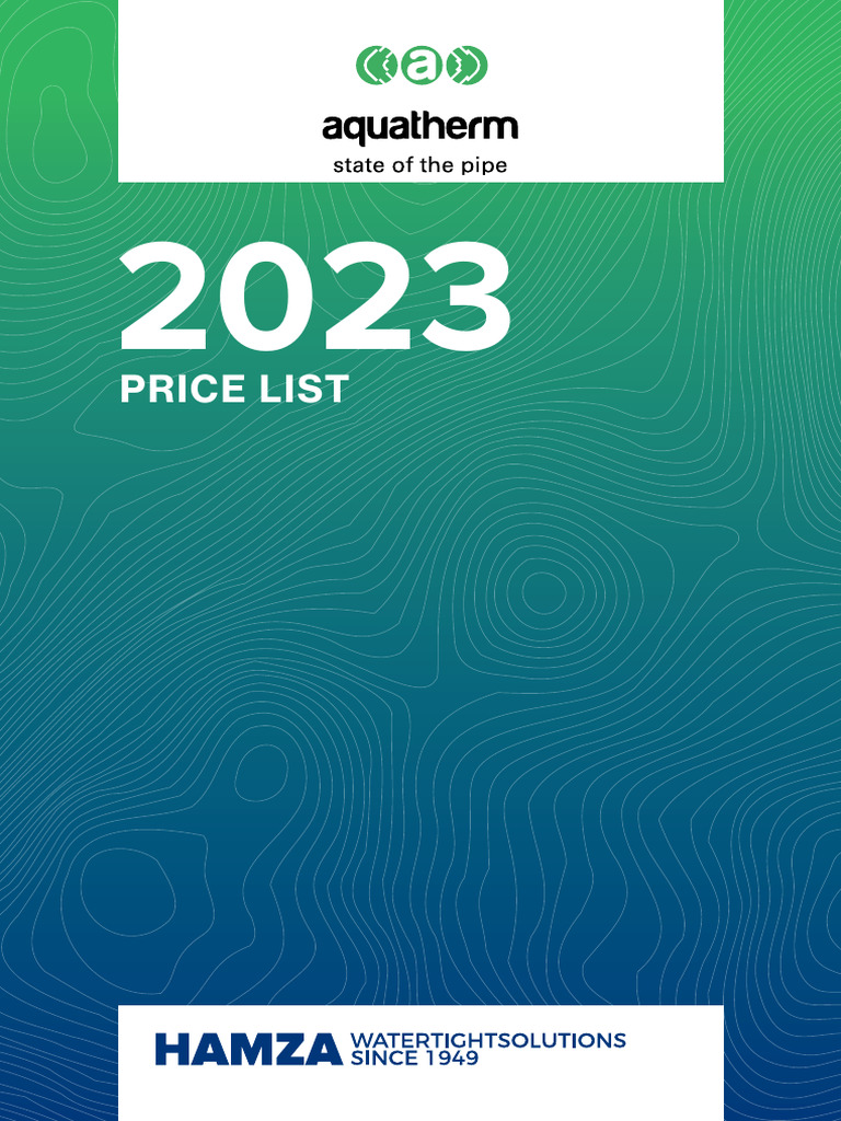 Aquatherm Price List 2023 | PDF