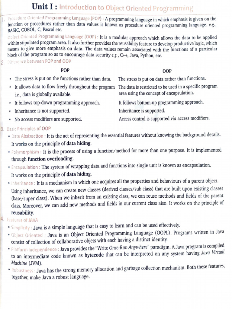 Notes On Data Types N Operators | PDF