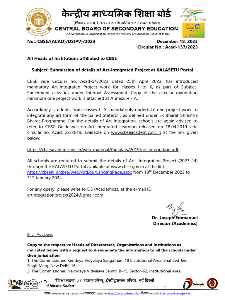 137 Circular 2023 | PDF