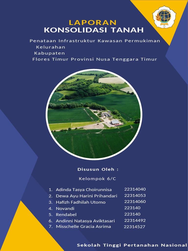 Template - Laporan Konsolidasi Tanah | PDF