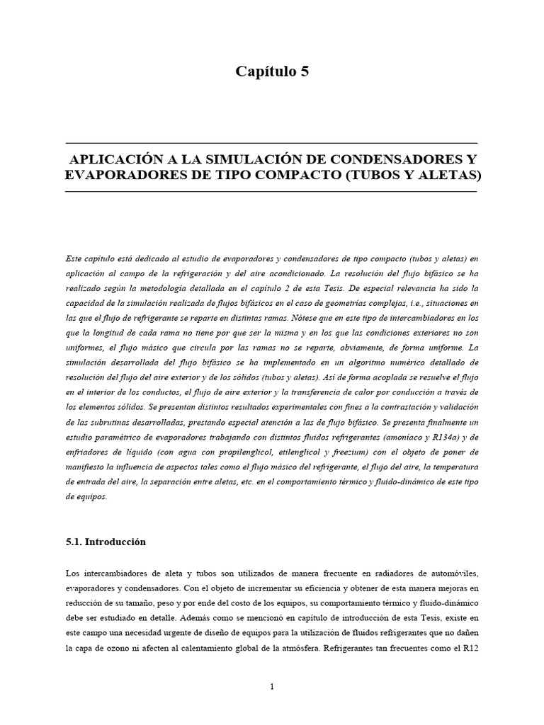 APLICACIÓN A LA SIMULACIÓN DE CONDENSADORES Y EVAPORADORES DE TIPO ...