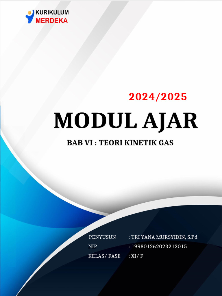 Modul Fisika F11 - Teori Kinetik Gas | PDF