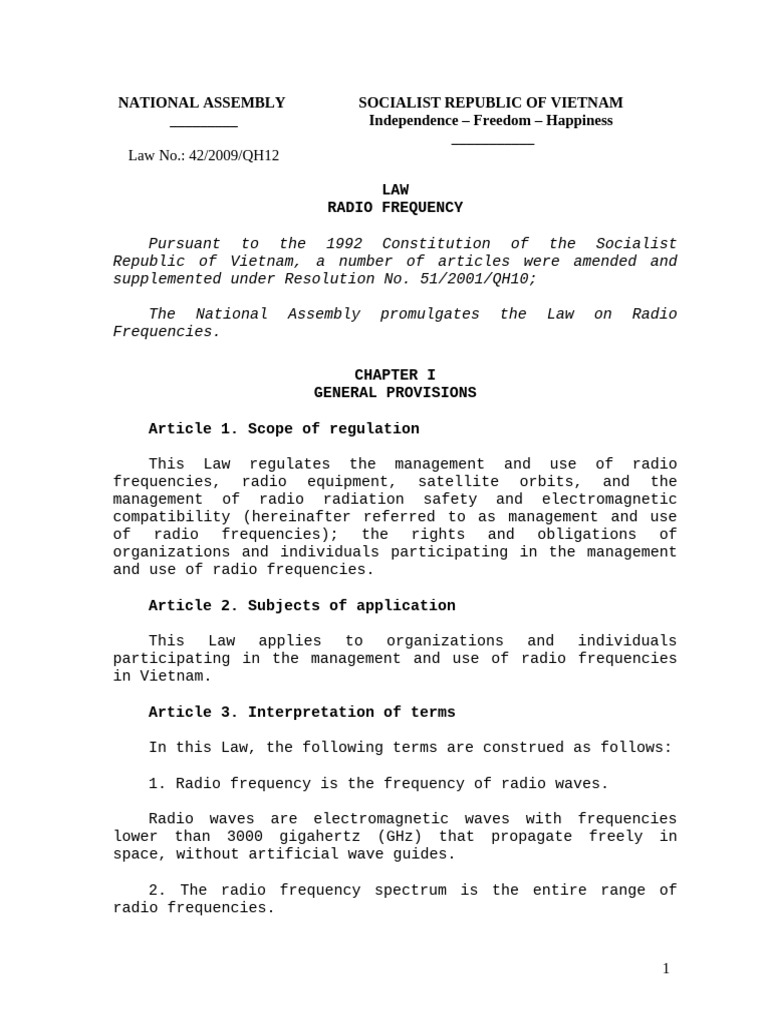 Radio Law | PDF | Radio | Law Radio Law | PDF | Radio | Law