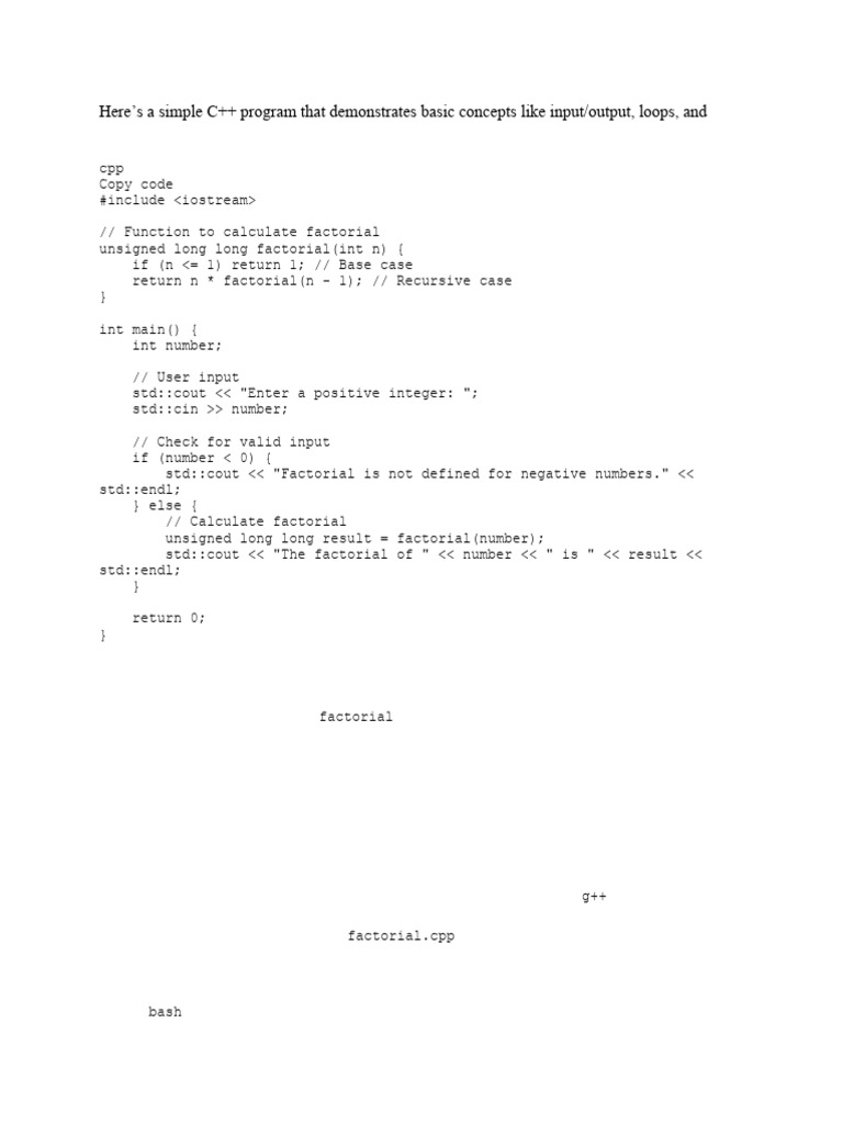 C++ Code Tutorial1 | PDF