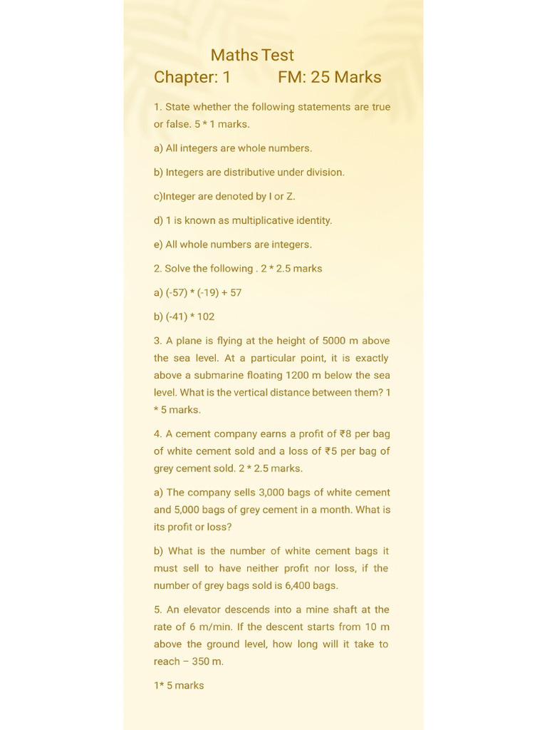Test 1 | PDF