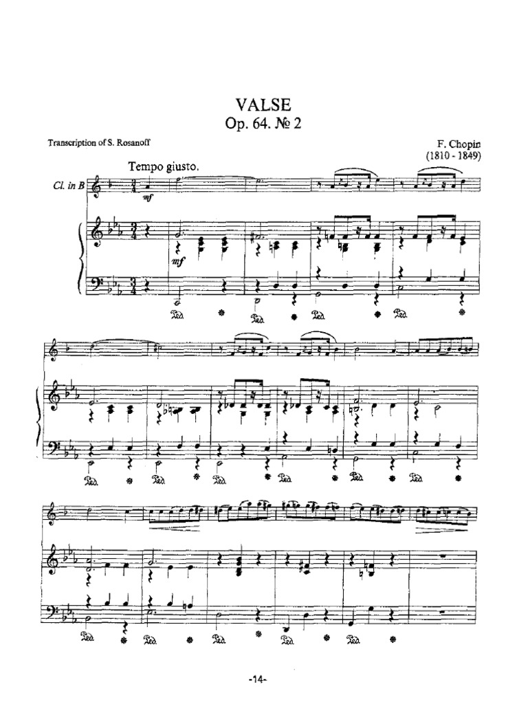 Chopin - Valse | PDF
