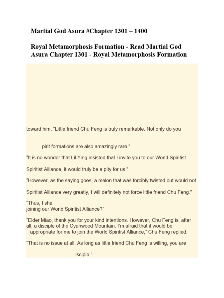 M. God Asura 1301-1400 | PDF