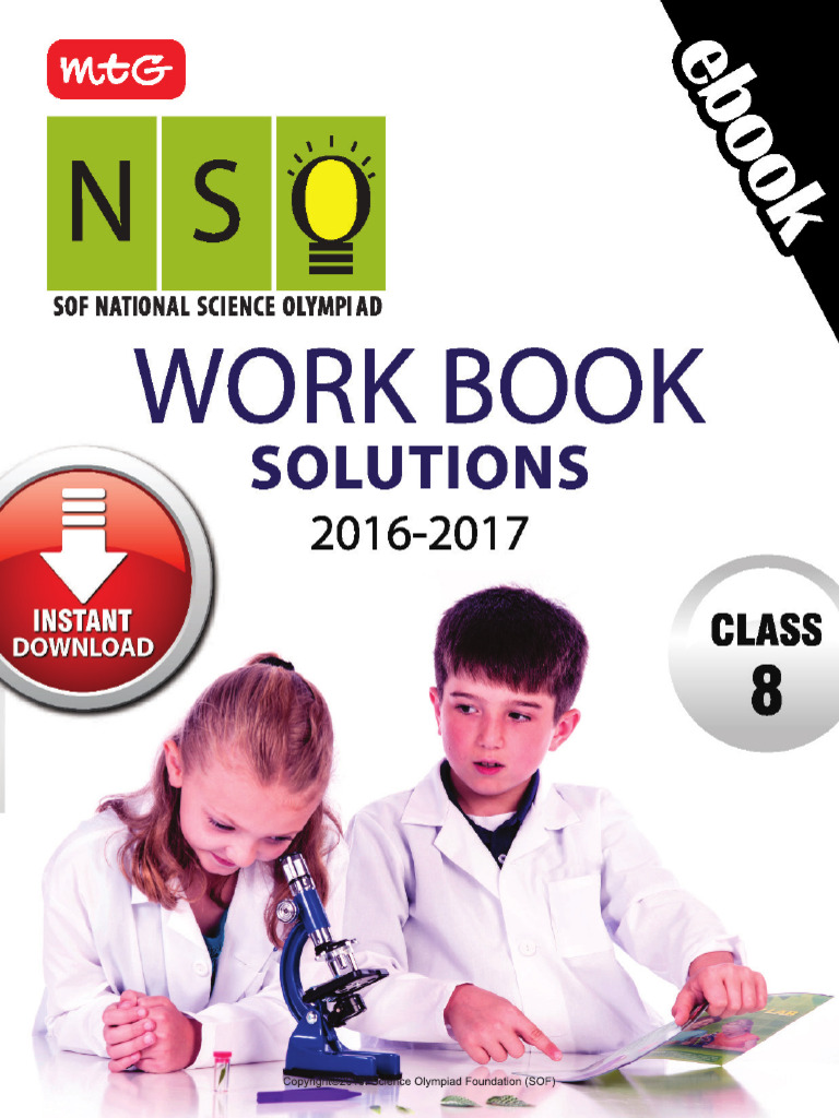 Nso Class 8 Work Book Solution 2016-2017 | PDF