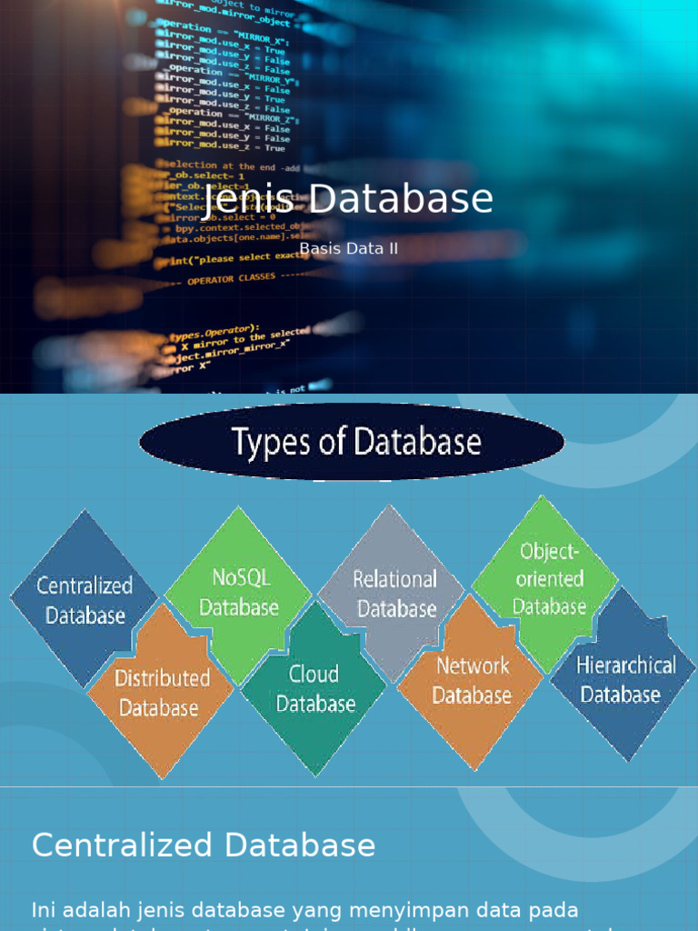 Jenis Database | PDF