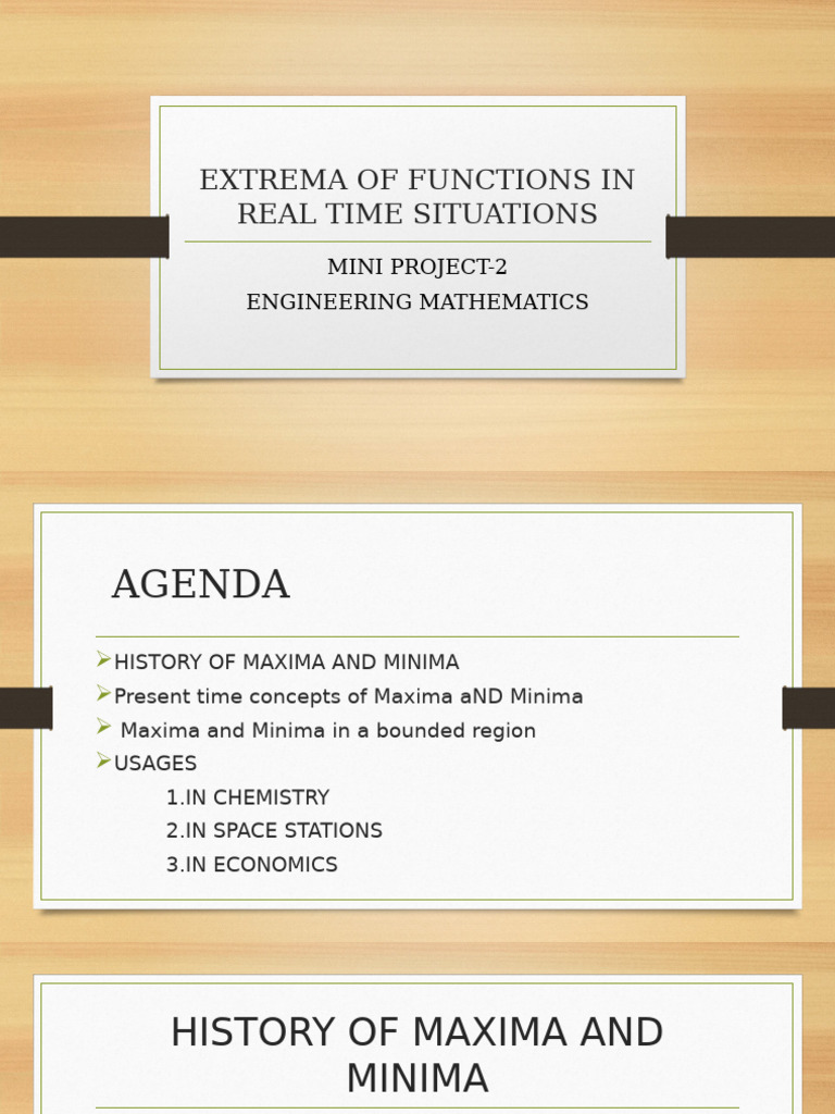 Extrema of Functions | PDF