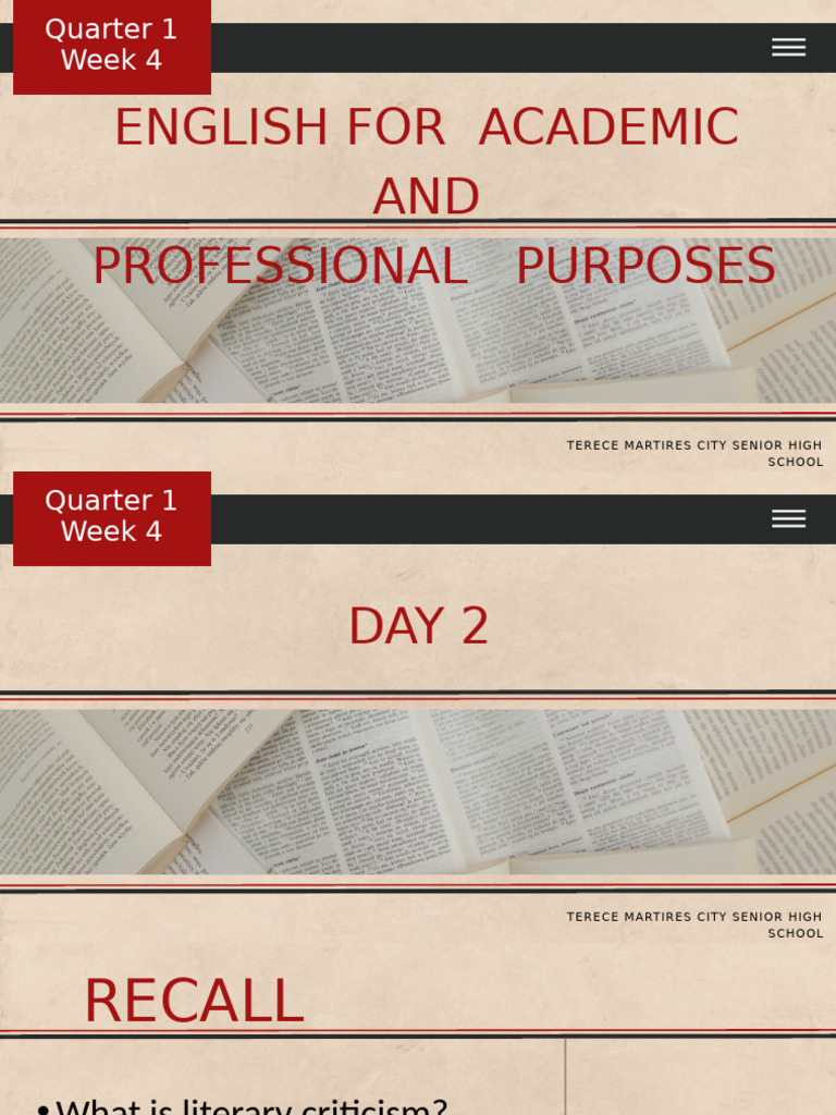 EAPP Q1 W6-Day-2 | PDF