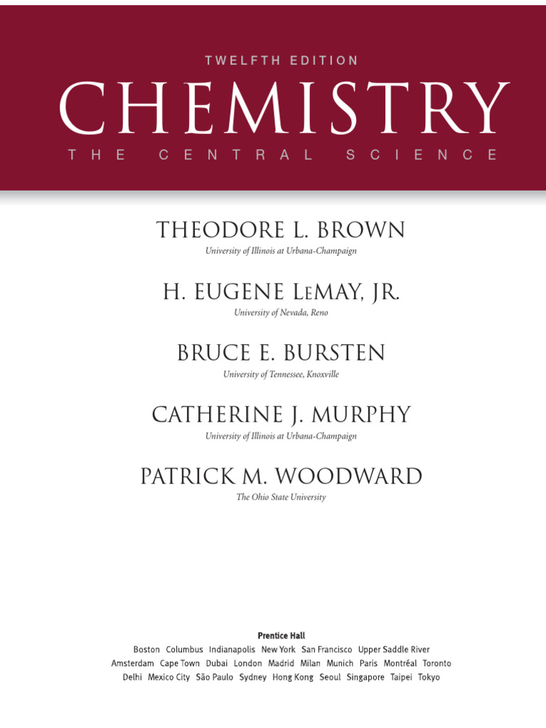 Chemistry - The Central Science | PDF