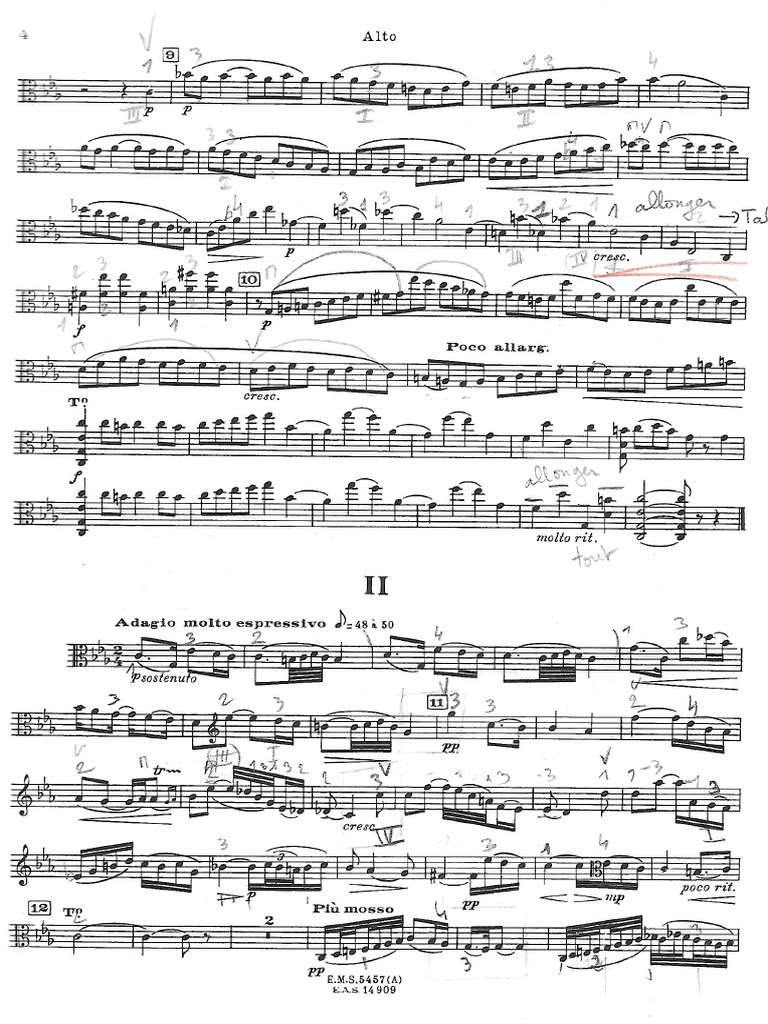 Jean Chrétien Bach 2nd MVT | PDF