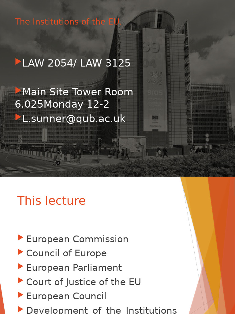 EU Institutions | PDF