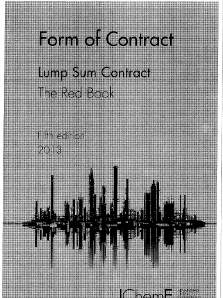 The Red Book Lump Sum Contract Fifth Edition 2013 | PDF