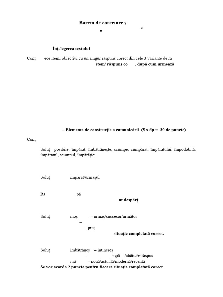 Barem Clasa 2 7 | PDF