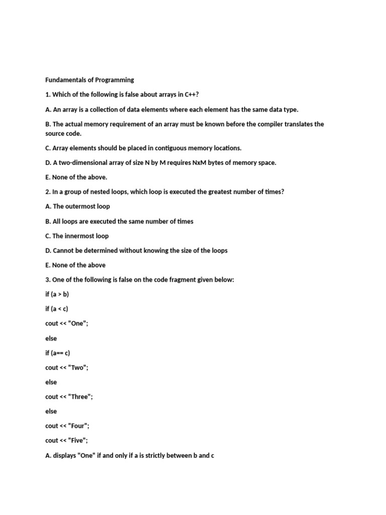 HilCoe Mock Exam | PDF