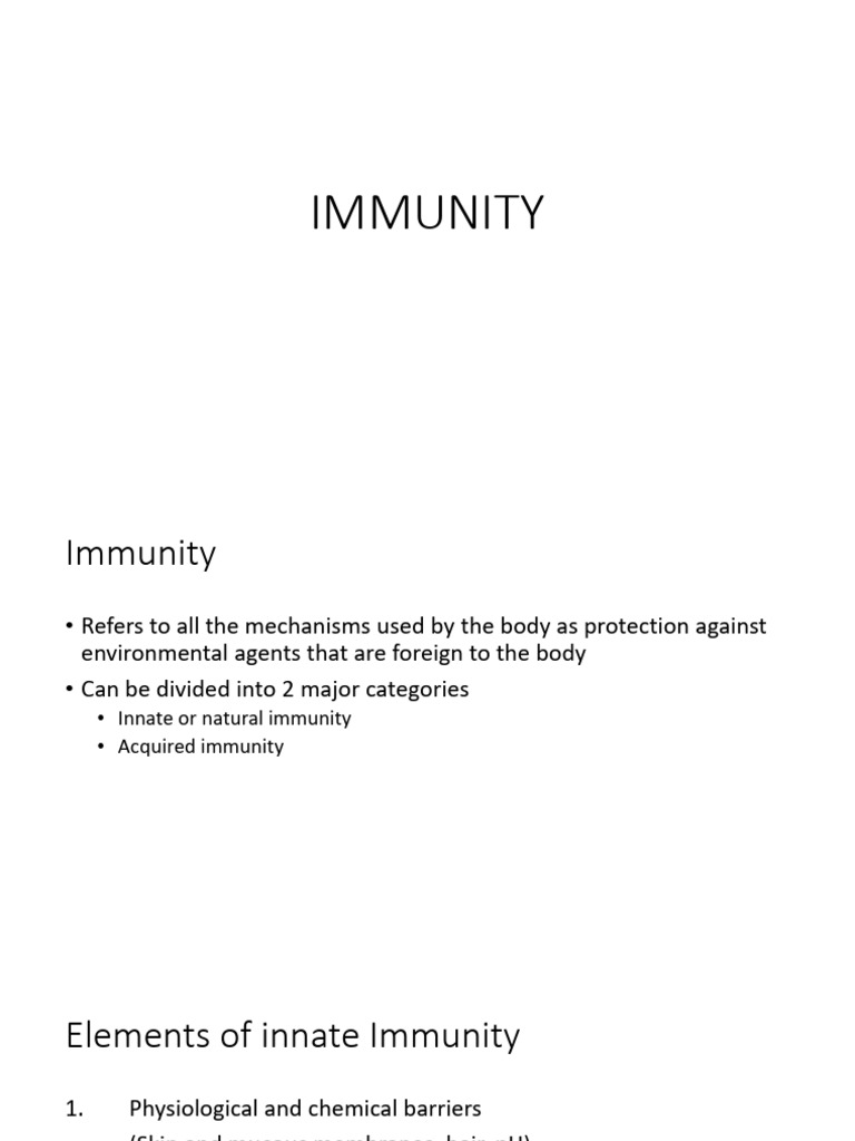 IMMUNITY | PDF