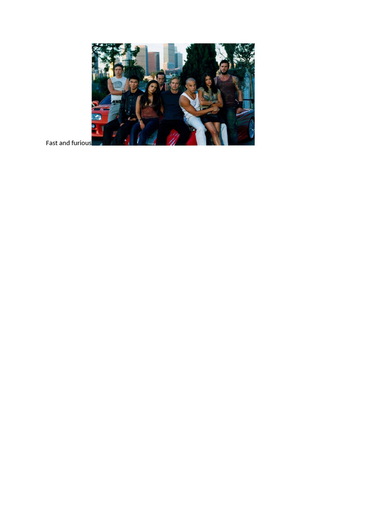Fast and Furious | PDF
