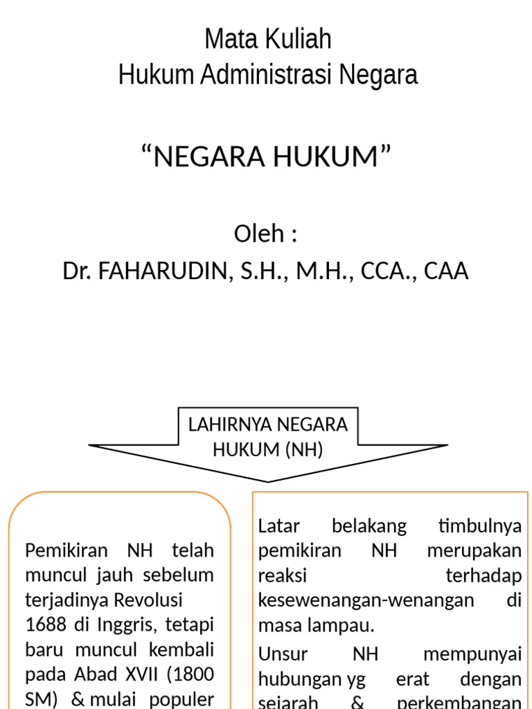 Negara Hukum | PDF