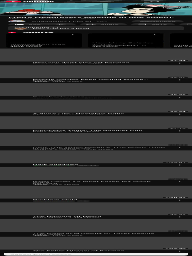 Fred's Head (Every Episode in One Video) - YouTube | PDF