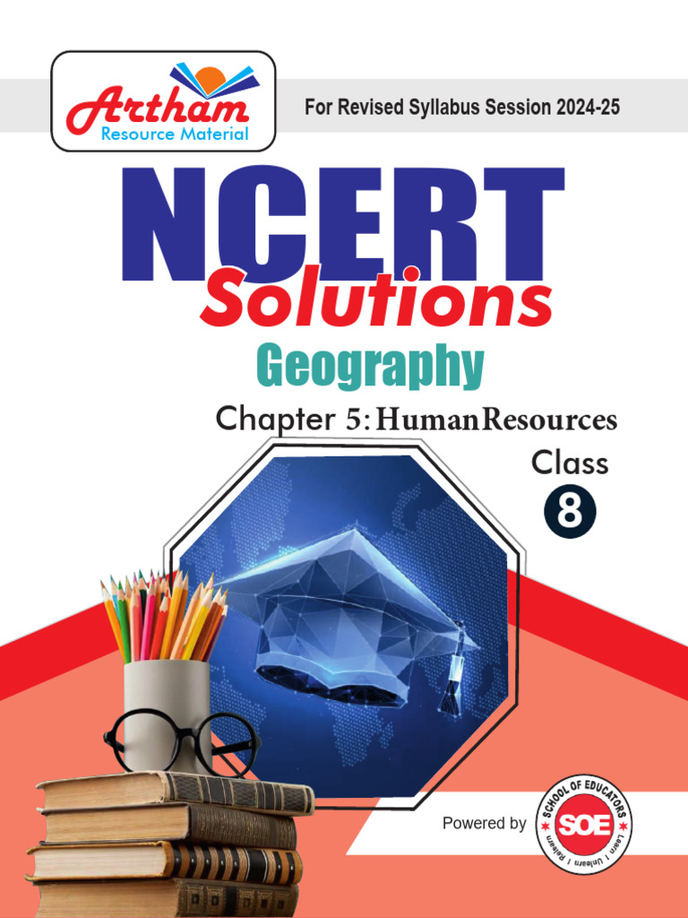 Class 8 Geography NCERT Solution Chapter 5 Human Resources | PDF ...