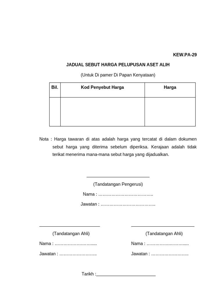 Kew - Pa 29 | PDF